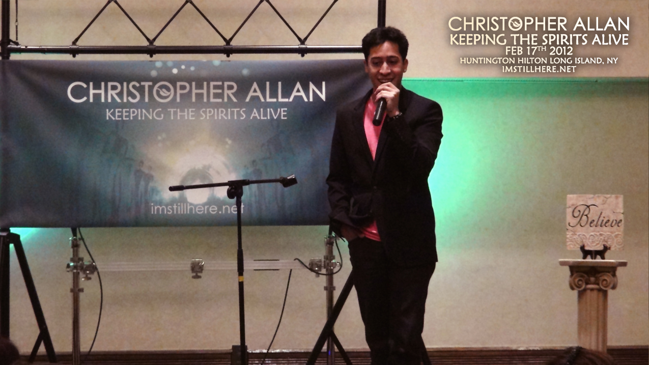 Christopher Allan Psychic Medium -Events