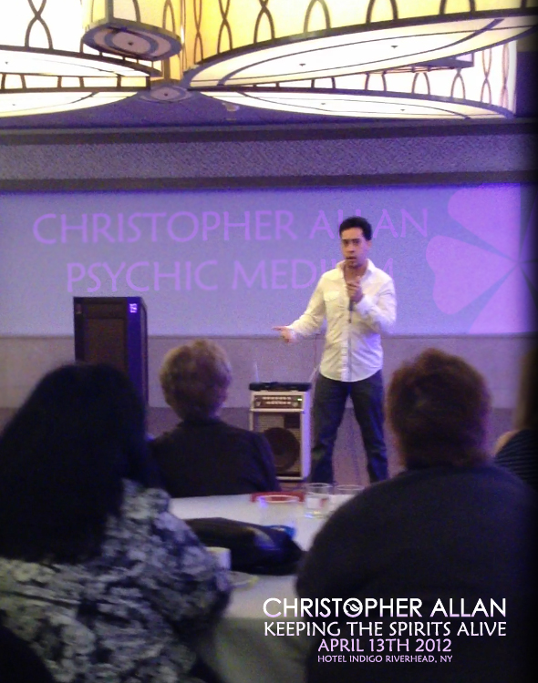 Christopher Allan Psychic Medium -Events