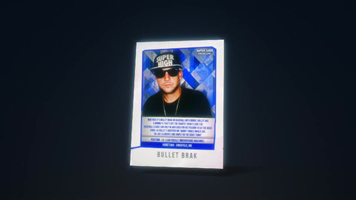 Bullet Brak Custom Rapper Card | Bullet Brak