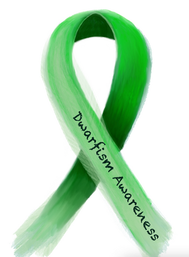Dwarfism Awareness Ribbon Sticker | Kind Dog Books