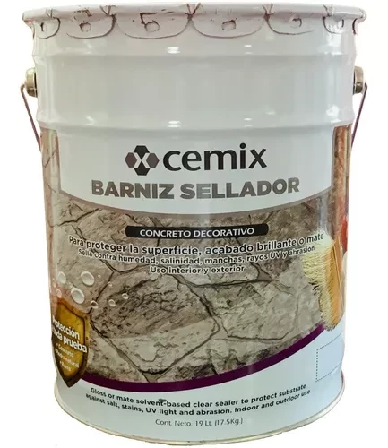 BARNIZ SELLADOR BRILLO CBT 19 LTS CEMIX | ZIMAT CONCRETOS