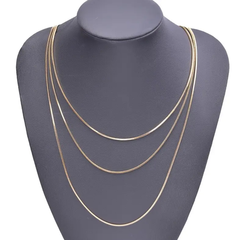 Gold colour, stainless steel chain. 50cm. | Seraphim Orthodox