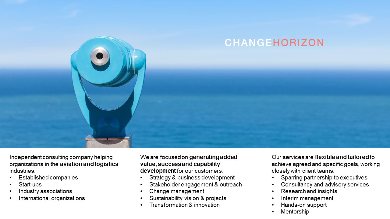 Sustainable development & transformation | Aviation & Logistics Consulting