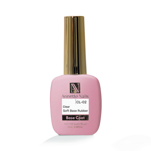 Rubber Base CLEAR SOFT 12ml, Annette Nails | EmpireNails