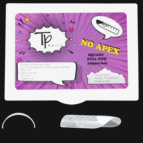 TP Nails Full Tips SLIM 0 Apex Square | EmpireNails