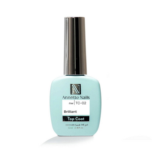 Brilliant GLOSSY Top Coat NO WIPE 12ml Annette Nails | EmpireNails