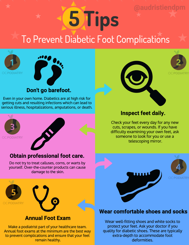 5 Tips to Prevent Diabetic Foot Complications
