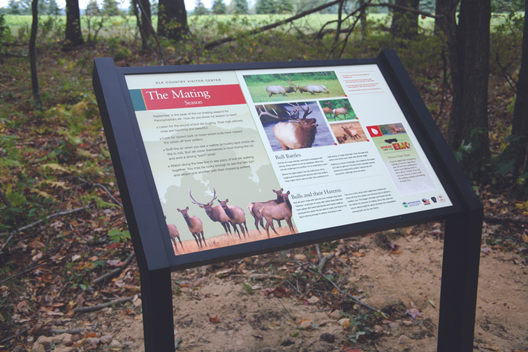 Elk Country Visitor Center Wayfinding