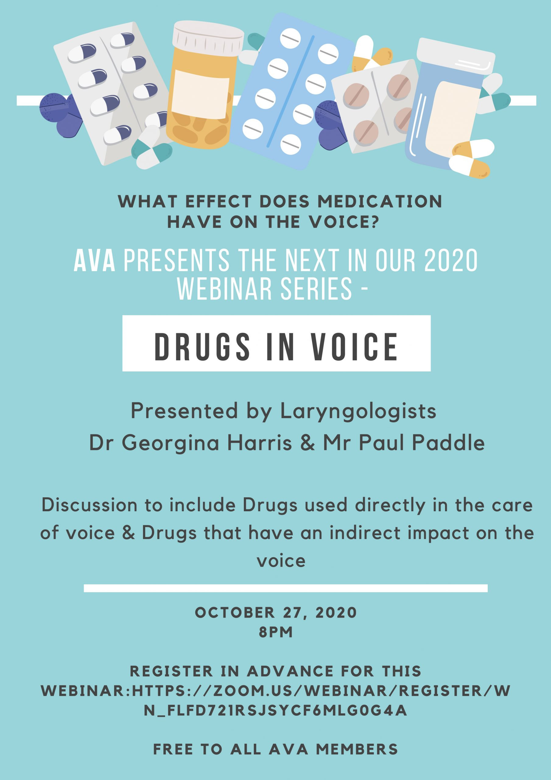 Drugs in Voice | AustralianVoiceAssoc