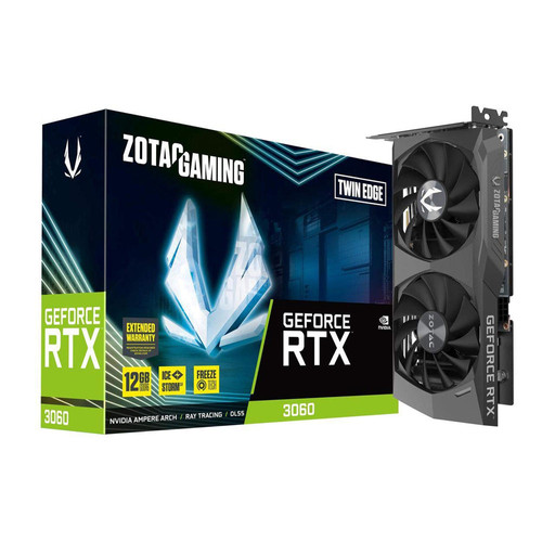 Zotac Gaming GeForce RTX 3060 Twin Edge 12GB GDDR6 192-Bit Graphics ...