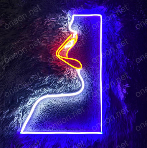 Woman Face | LED Neon Sign | ONE Neon Signs