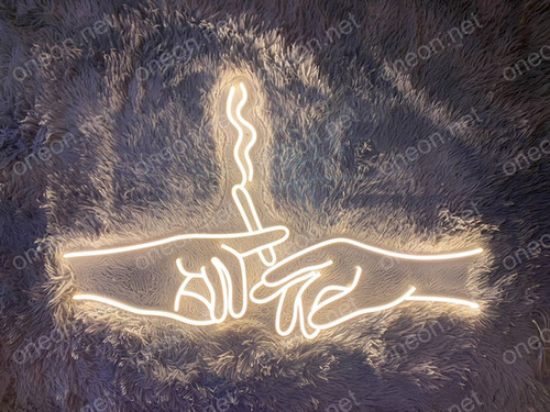 Smoking Hand | LED Neon Sign | ONE Neon Signs