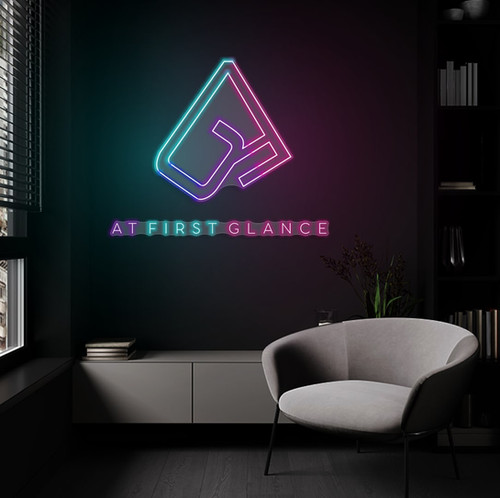AT FIRST GLANCE | LED NEON SIGN | ONE Neon Signs