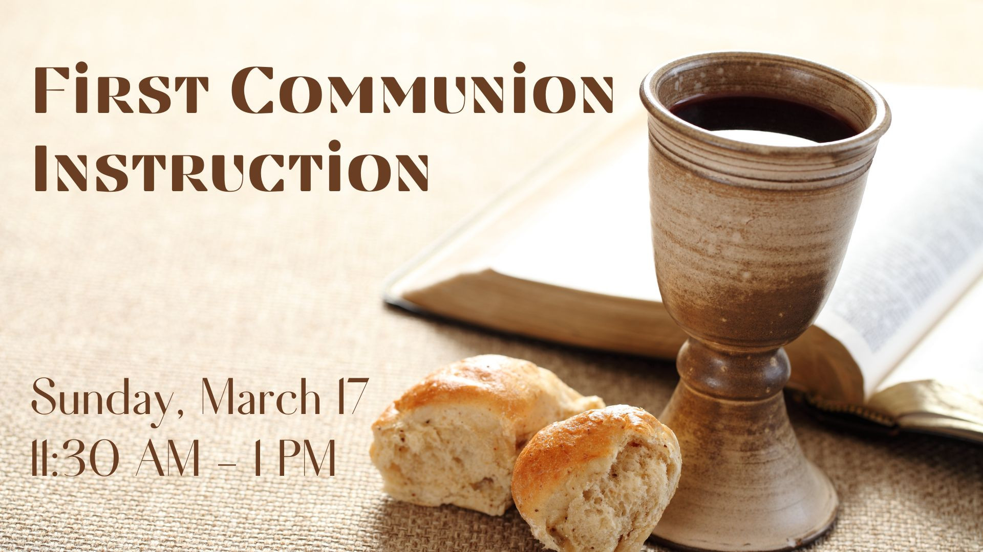 First Communion Instruction | Trinity Lynnwood
