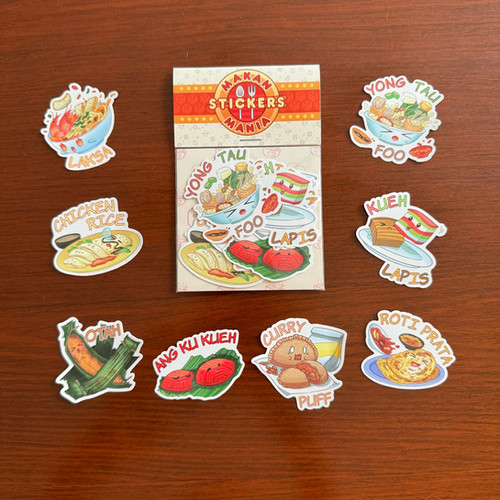 Makan Mania Stickers - Food Pack 1 | Capital Gains Studio