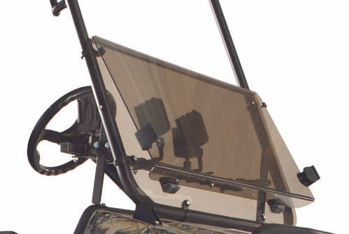 Hinged Fold Down Flip Windshield (Polymer) | HuntVe All Electric