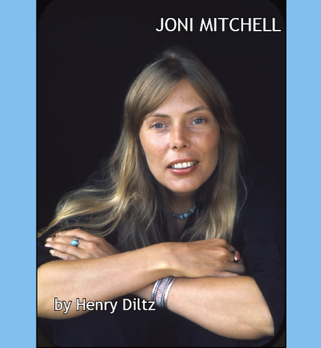 Joni Mitchell photo book by Henry Diltz | cindystock