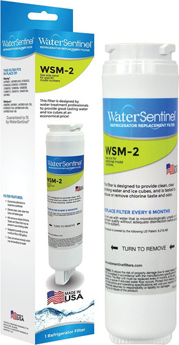 WaterSentinel WSM-2 Refrigerator Water Filter Replacement for Drinking ...
