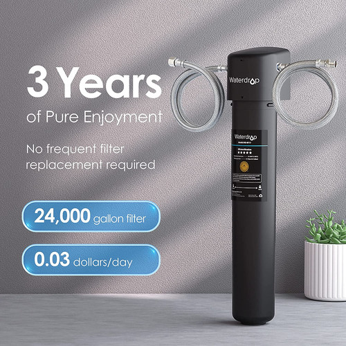 Waterdrop 17UA 3 Years Under Sink Water Filter System-Reduces Lead ...