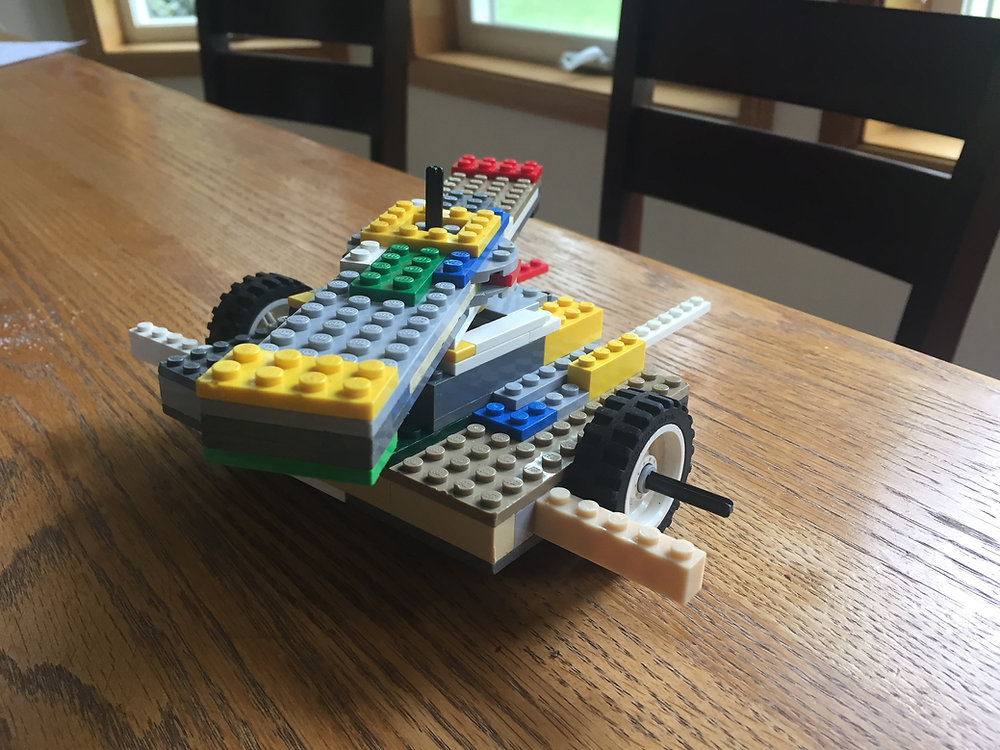 Here's a Lego BattleBot of Mine.