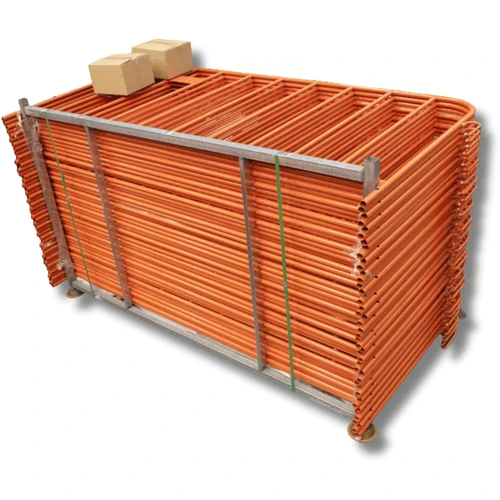 100m Pack of 2.2m Orange Crowd Control Barriers | CCS