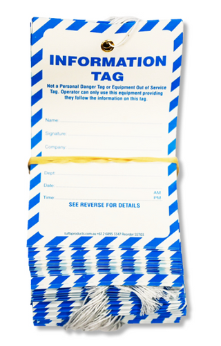 Information Synthetic Tags - 100 pack | CCS