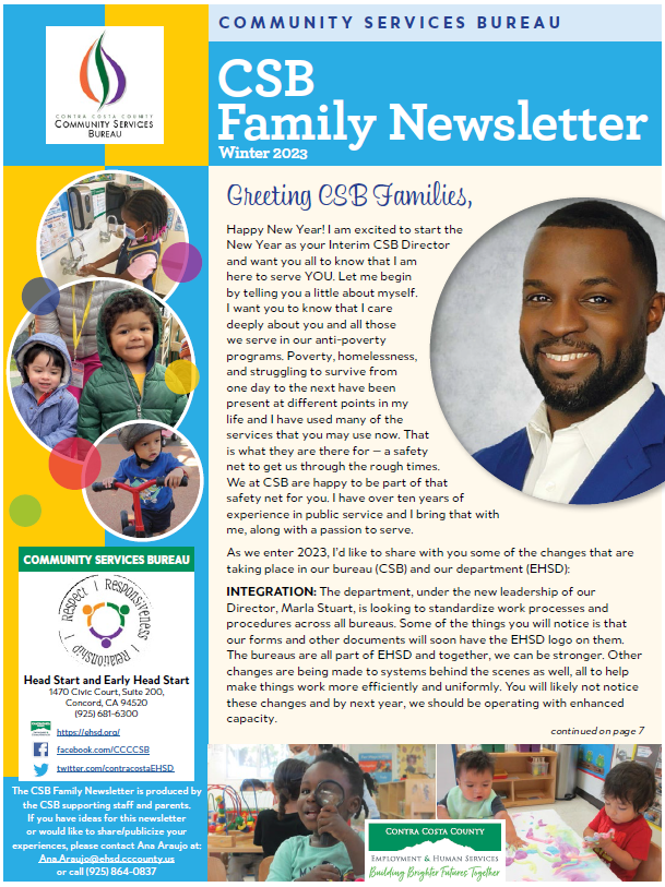 CSB Family Newsletter: Winter 2023