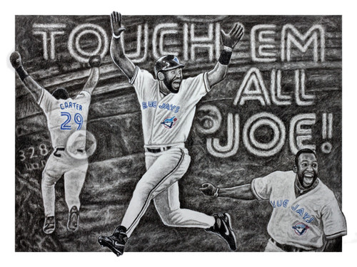 Limited Edition (of 29) "Touch 'Em All Joe" Drawing Print (4 sizes ...