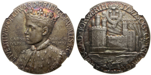 102962 | GREAT BRITAIN. Prince Edward silver Medal. | numismagram