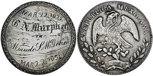 101888 | UNITED STATES. Maude McGehee Hankins silver Love Token ...