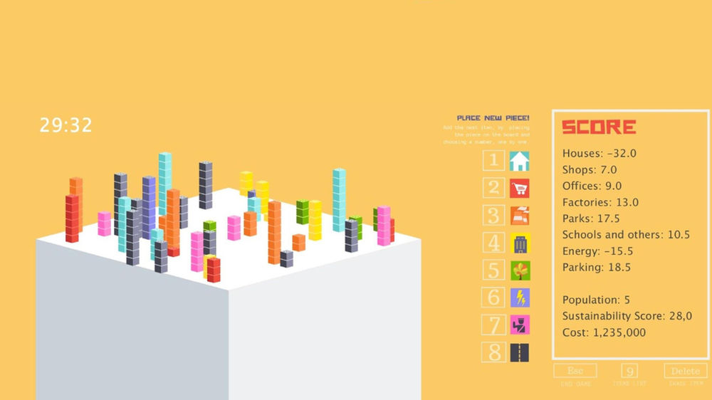 URBAN DOTS: the interactive urban planning game