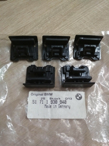 BMW E30-E32-E34 door sill clamps (5) !!NEW!! GENUINE 51711938940 ...