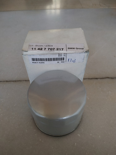 BMW K71 oil filter silver !!NEW!! GENUINE 11427707217 | classicbmwparts.gr