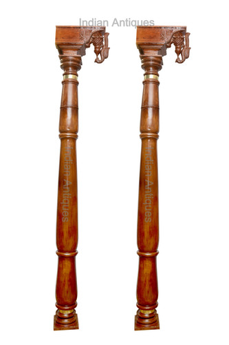 Antique Carved Pillars