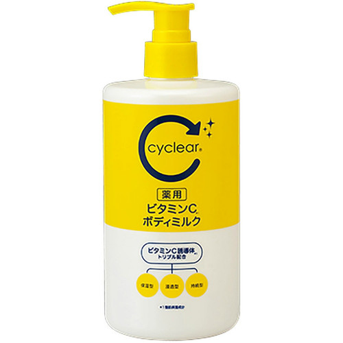 Kumano Yushi cyclear Medicated Vitamin C Body Milk 400ml | Omakase JP ...