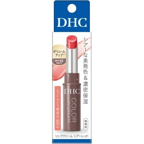 DHC Color Lip Cream SPF 22PA++ Sheer Red 1.5g | Omakase JP Wholesale