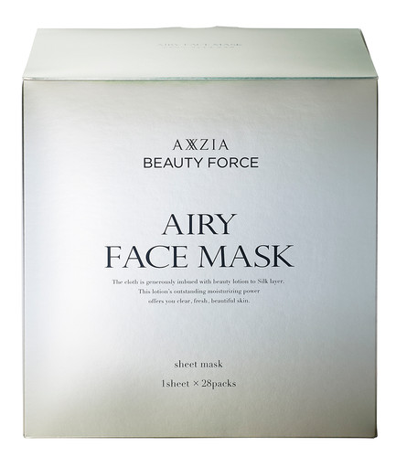 AXXZIA Beauty Force Airy Face Mask - 1 sheet x 28pk | Omakase JP Wholesale