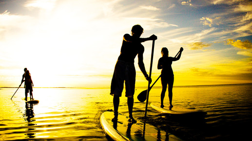 Water fun with Xtreme Kites & Paddle, adrenalin water sports; like ...