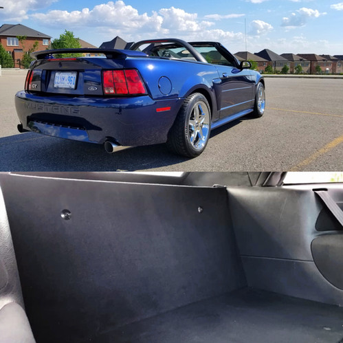 CONVERTIBLE NewEdge/SN95 Rear Seat Deletes | Cm Components