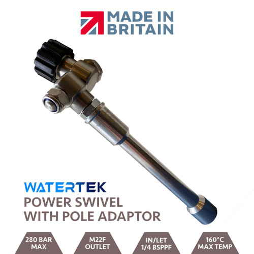 Watertek Power Pole Swivel M22F met Sectie 2 Adapter