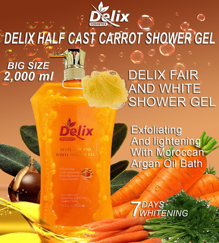 Wholesale Delix Herbal half cast shower gel | Delix Cosmetics
