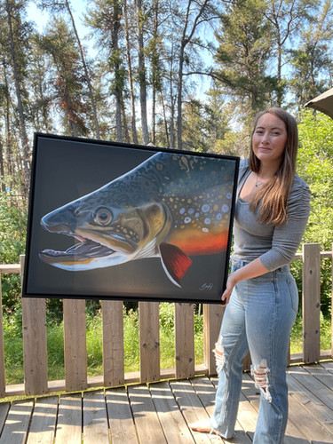 Boreal Brookie Framed (Show special) | By Becca Perry