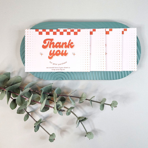 Check Thank You Card 50/100pk | Mel's Designs