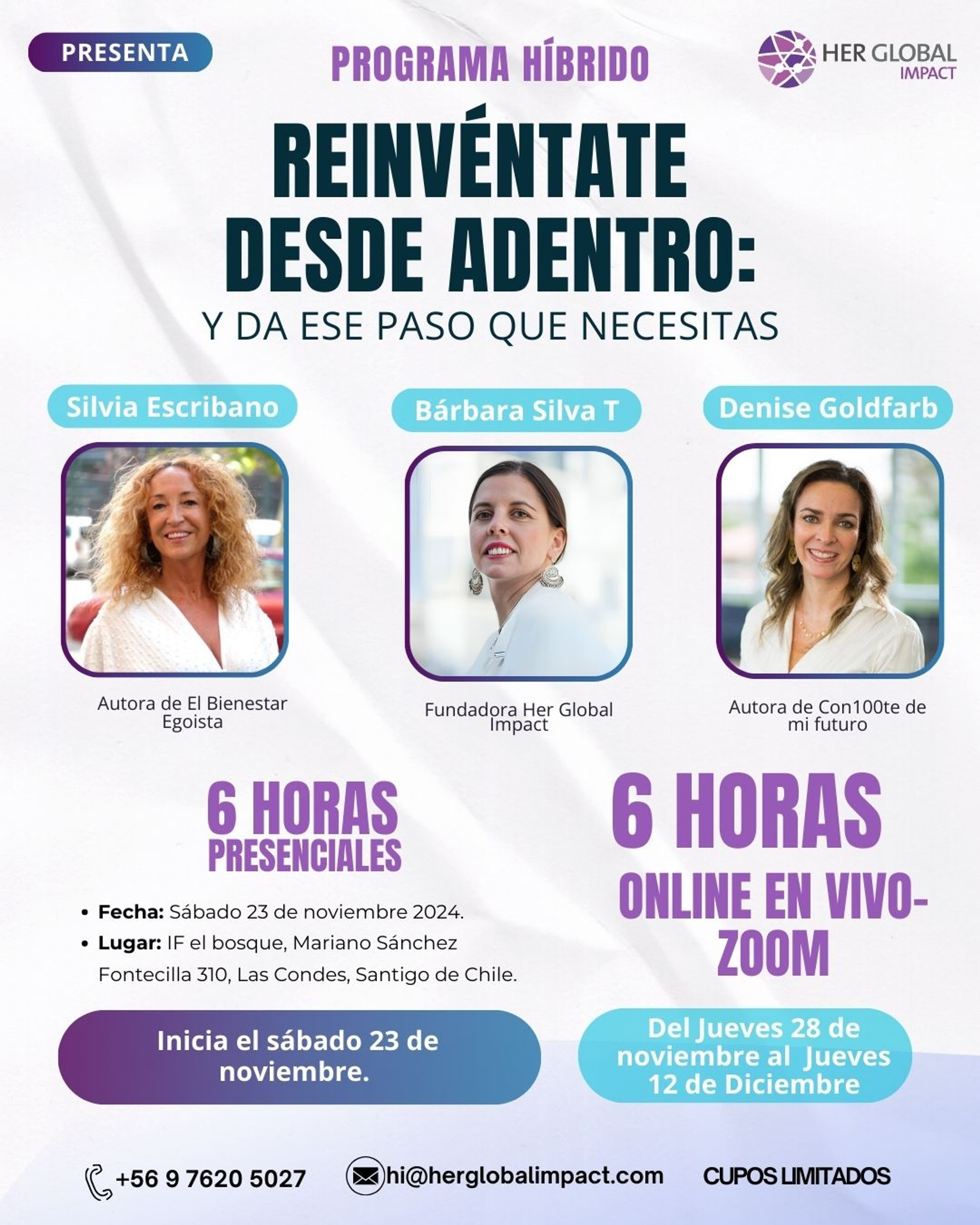 Programa Reinvéntate | Her Global Impact