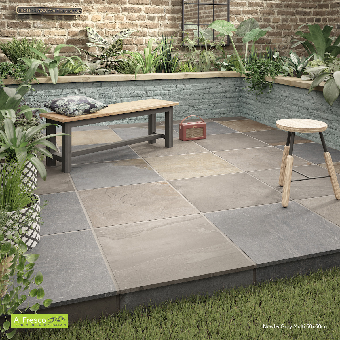 Newby Grey Multi 60x60cm