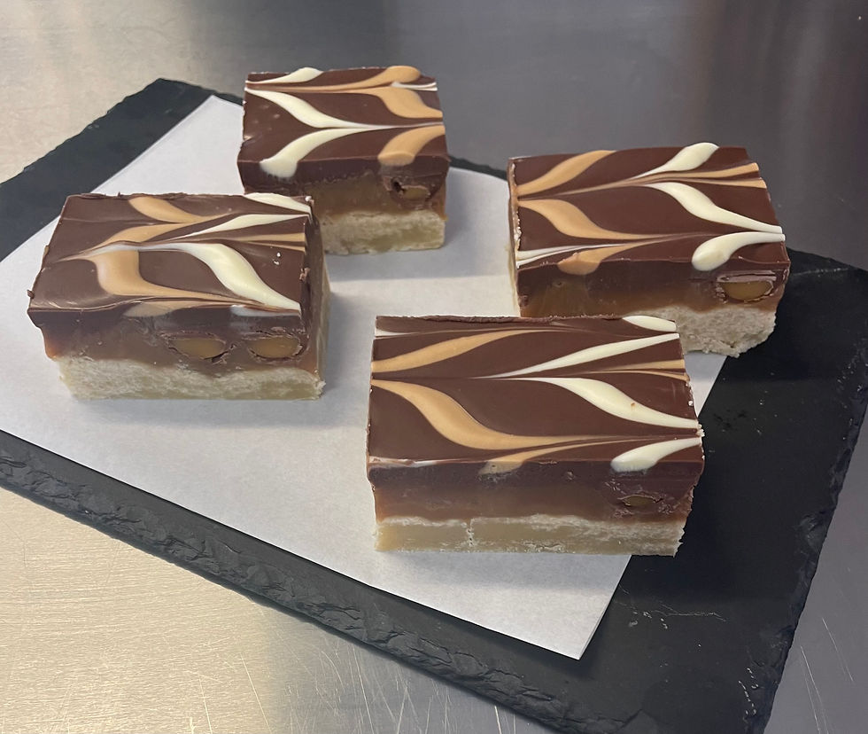 Shortbread Millionaire Slice with Cadbury Caramel | Wollaton Bakes