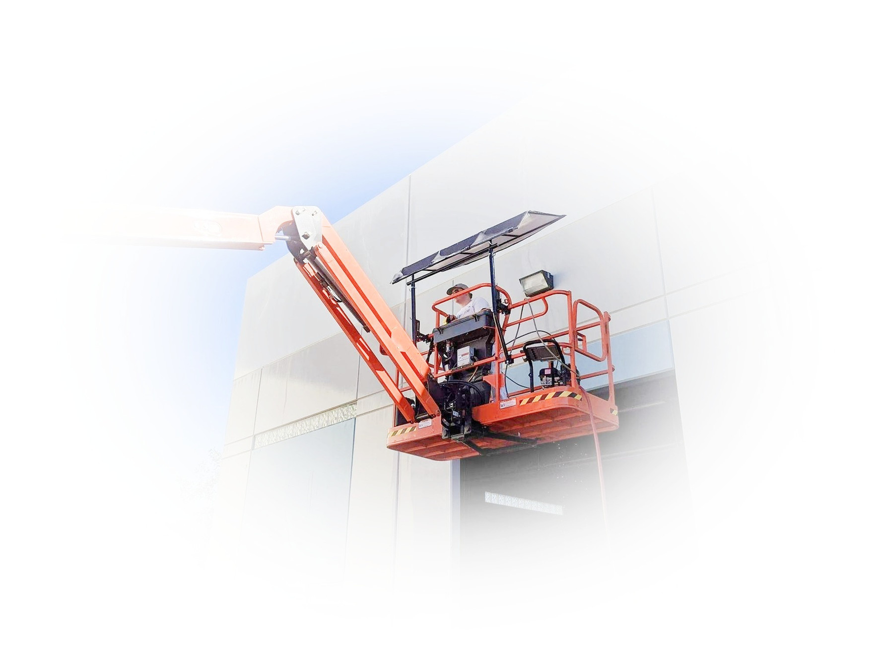 SHADE FOR AERIAL LIFTS | The Boom Shade