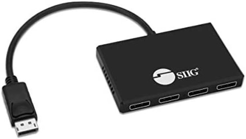 SIIG Display Port 1.2 to 4-Port Splitter DP MST Splitter | Lan ...