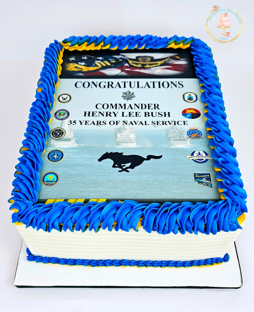 Custom Military Promotion Cakes | Madelyn's Specialty Cakes