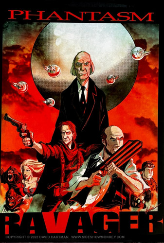 Illustrated PHANTASM RAVAGER print | Sideshowmonkey